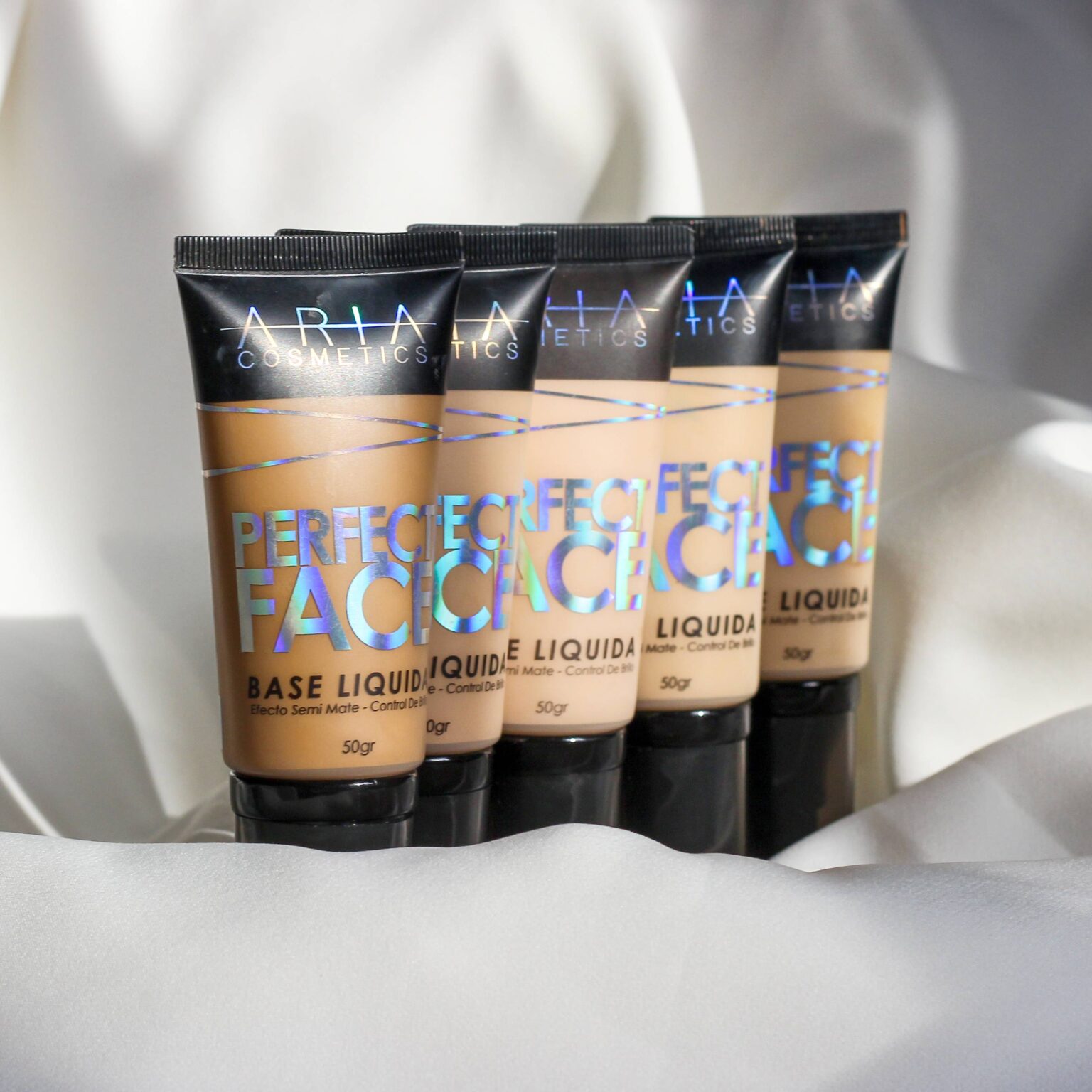 Base Líquida Perfect Face Semimate – Aria Cosmetics