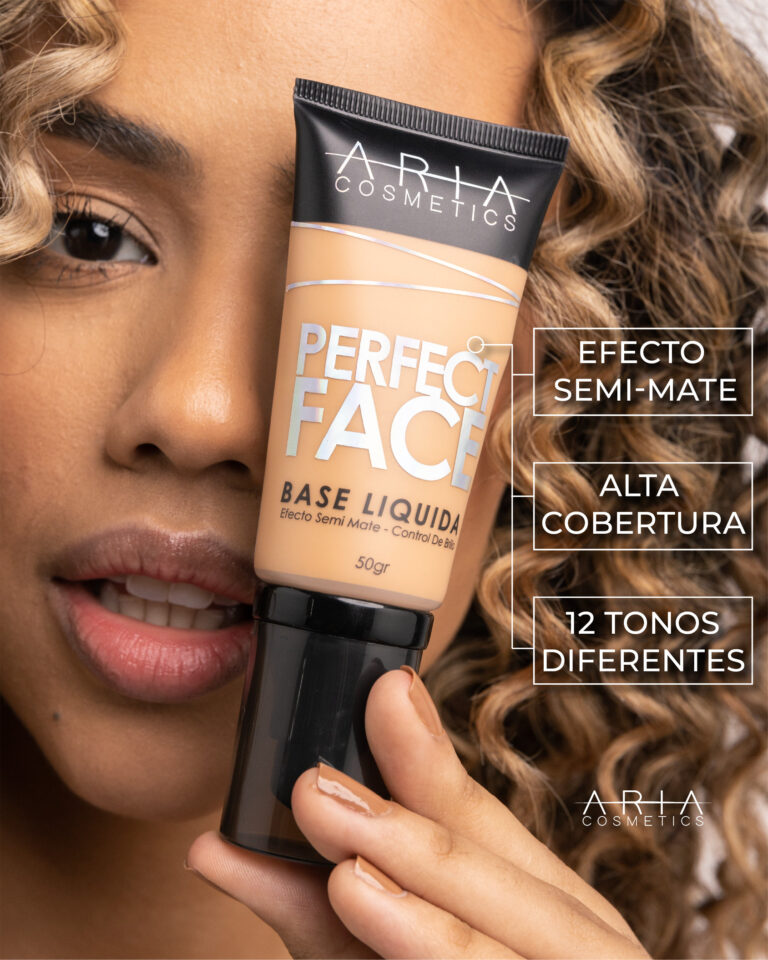 Base Líquida Perfect Face Semimate – Aria Cosmetics